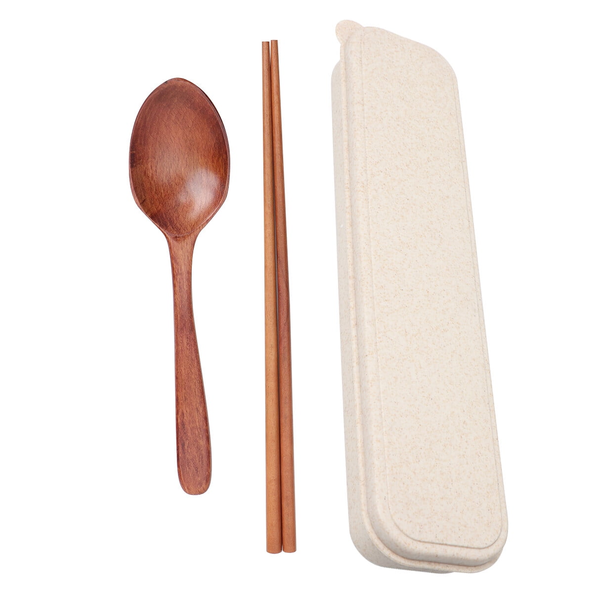 ORDDIART 3Pcs Wooden Spoon Chopsticks Set Assorted Color For Various ...