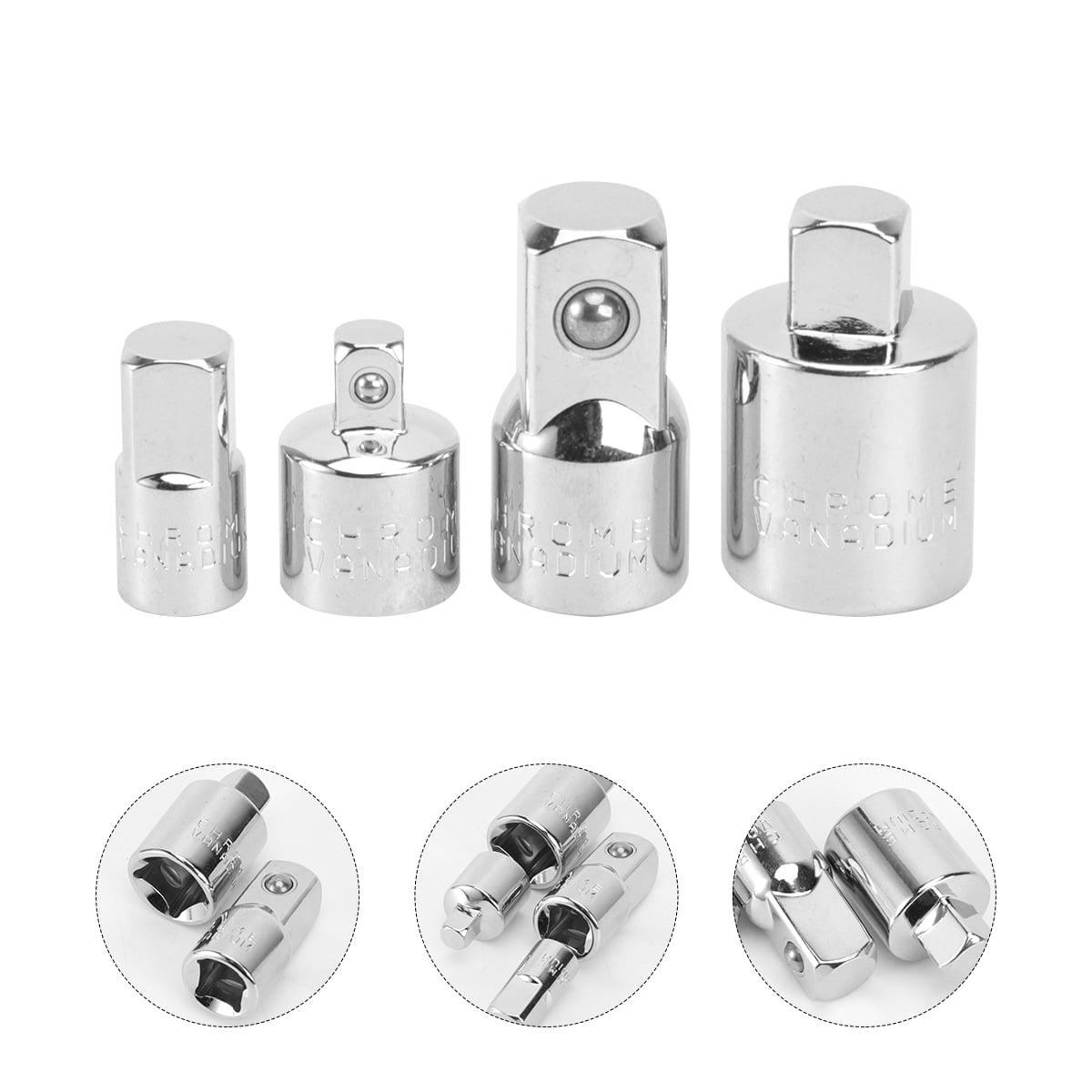 ORDDIART 4Pcs Impact Driver Socket Adapter Hexagonal Shape for Electric ...