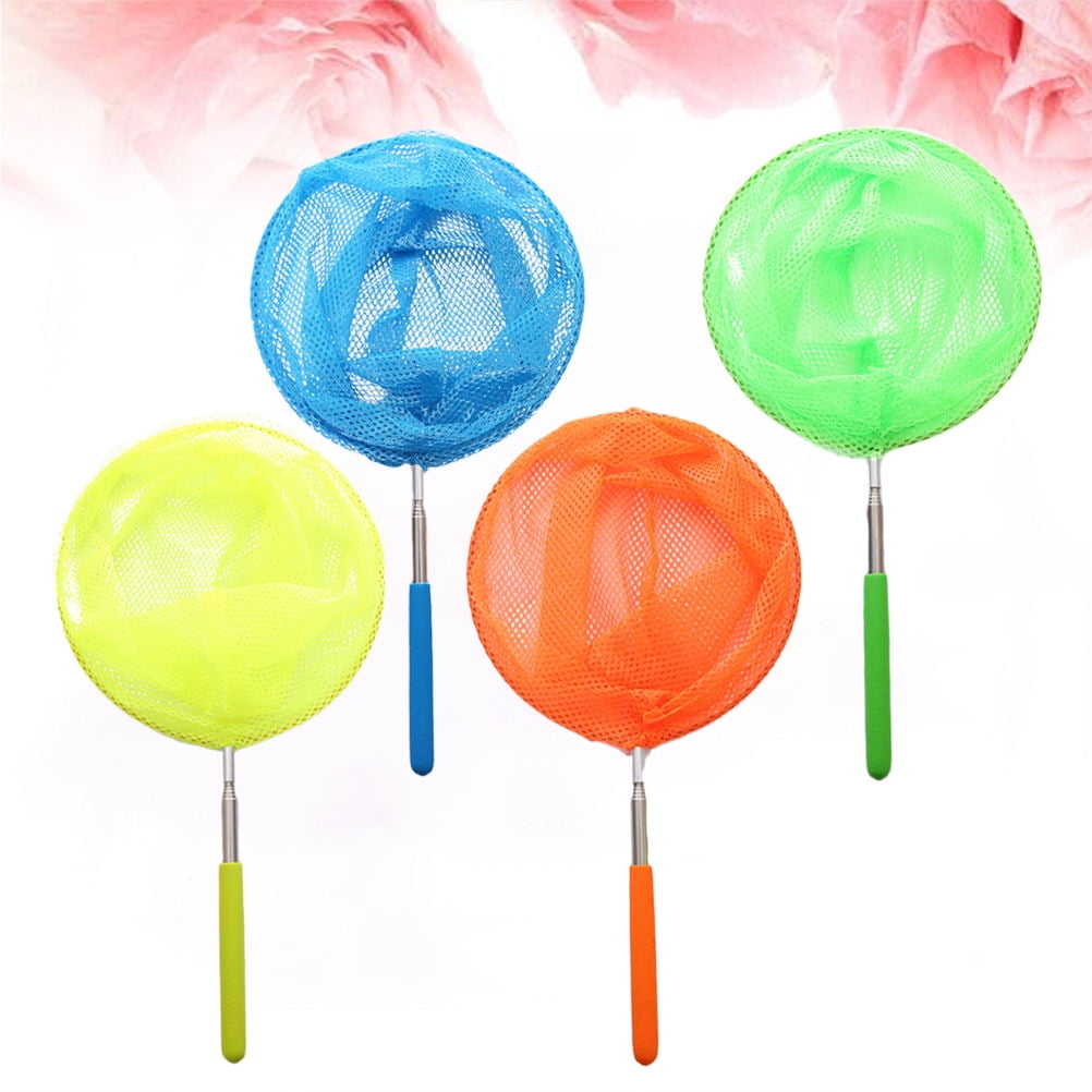ORDDIART 4Set Colorful Telescopic Nets Round Pocket Design for Nature ...