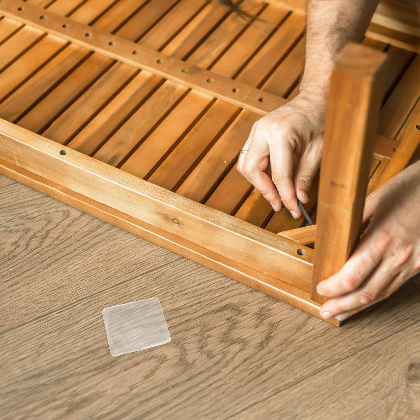 ORDDIART 4Set Furniture Stoppers to Prevent Sliding Square Pvc ...