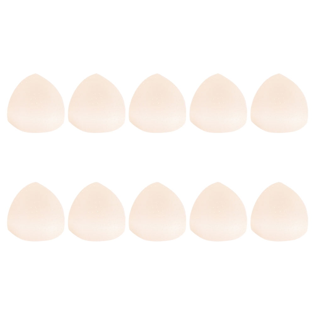 SOPOTUTU Bra Insert Bra Pads Beige Sponge 5 Pairs - Walmart.com