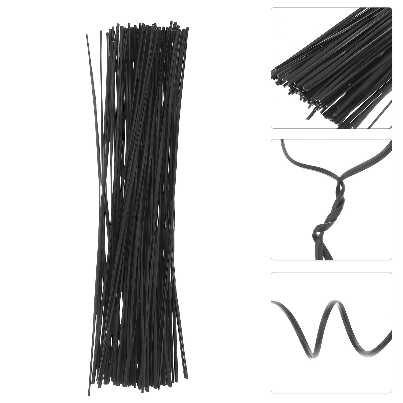 ORDDIART 500Pcs Black Cable Ties for Wire Management and Fastening ...