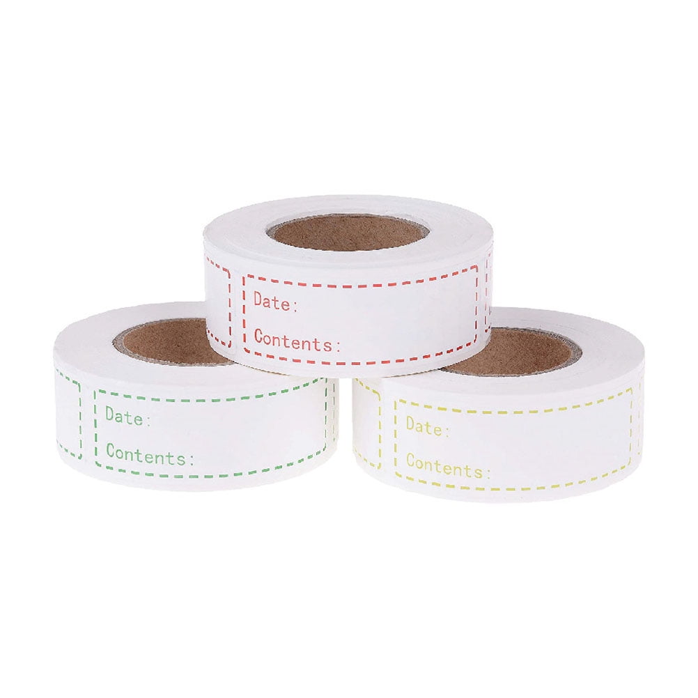 SOPOTUTU Date Label Sticker Food Storage Labels Blue 500pcs - Walmart.com