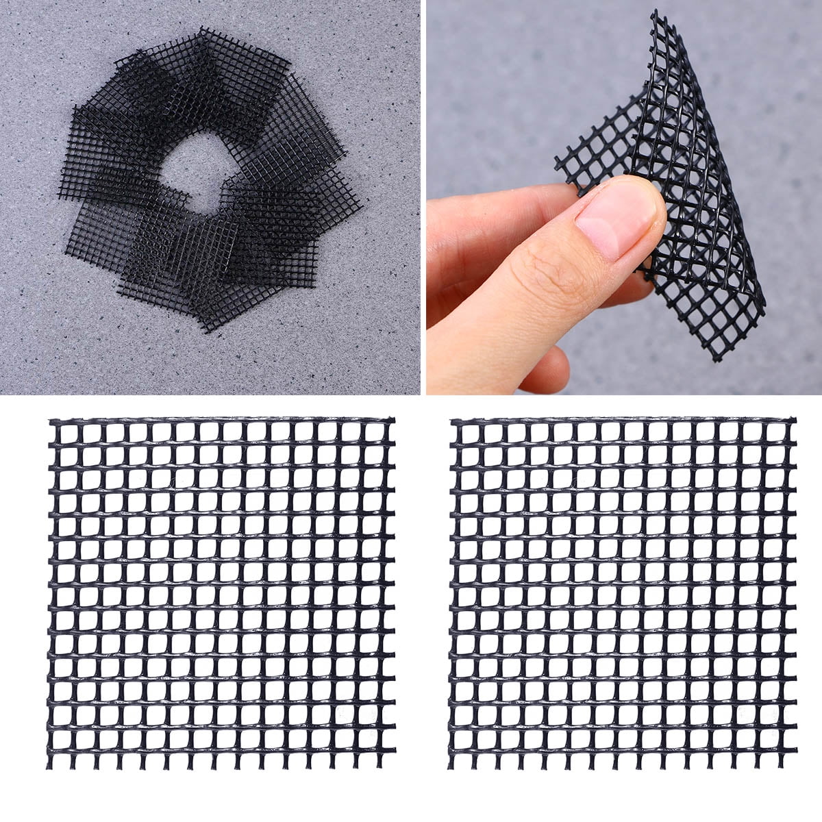 SOPOTUTU Black Mesh Plant Support Pads for Flower Pots, 50 Pieces ...