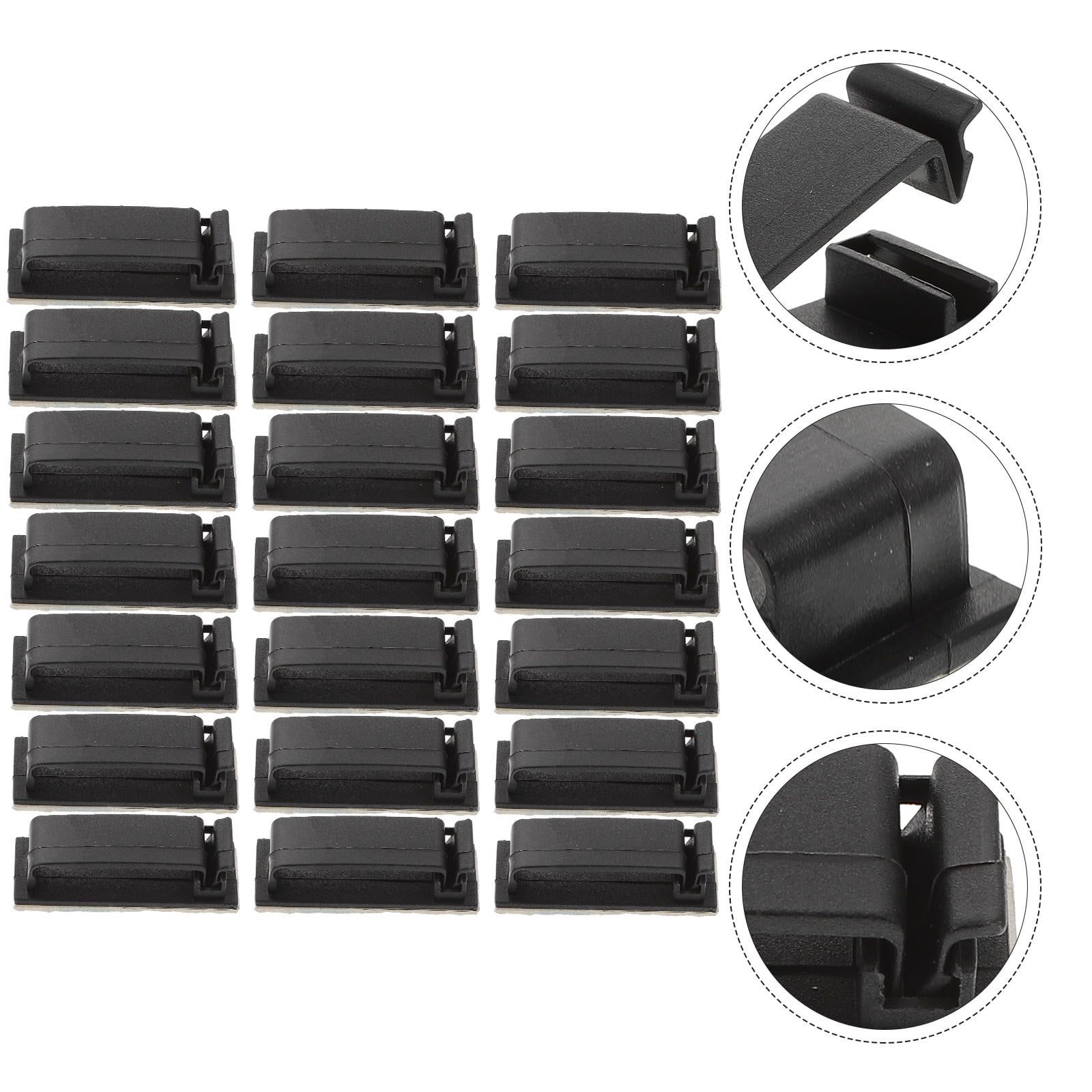 ORDDIART 50Pcs Wire Management Clips for Cubicle Use with PA66 Material ...