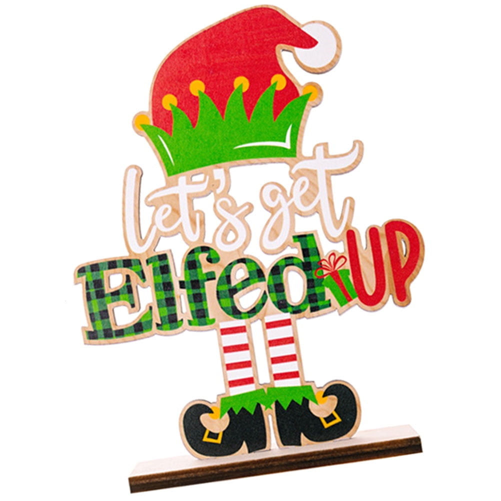 ORDDIART 55Pack Wood Signs Alphabet Shape Mini Sign Decoration for ...