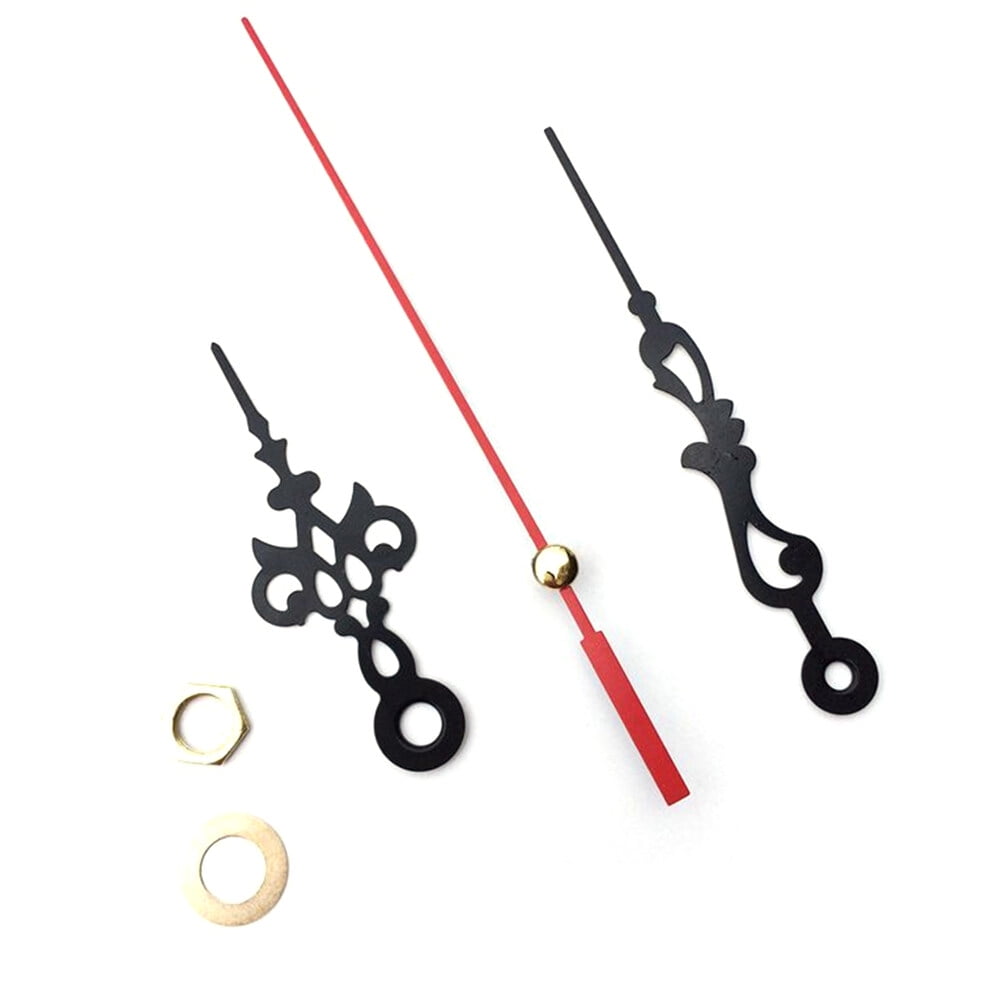 ORDDIART 5Pcs Set Quartz Clock Mechanism Replacement Black Red Clock ...