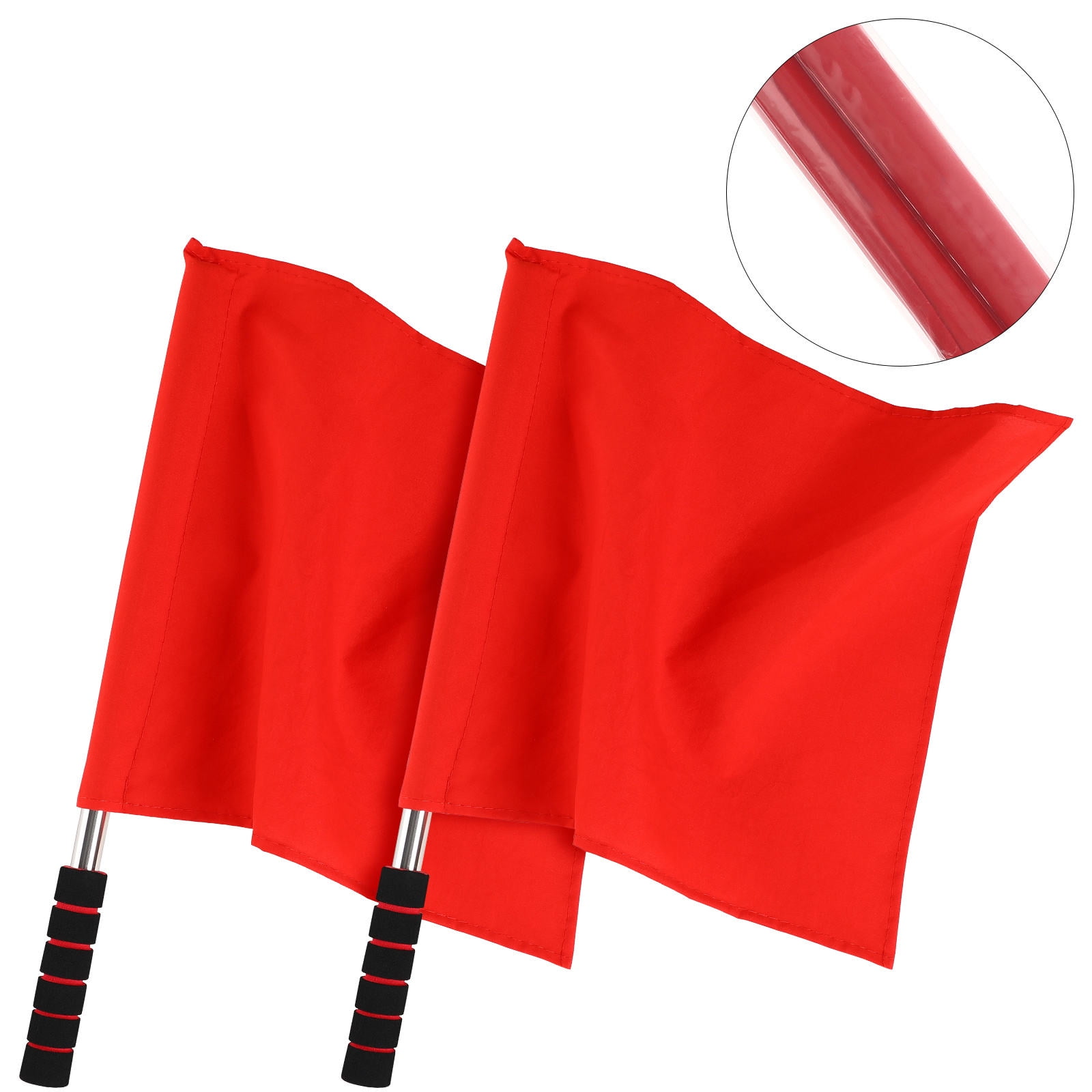 ORDDIART 6Pack Soccer Hand Flags for Football Competitions 18.1x13.8x12 ...