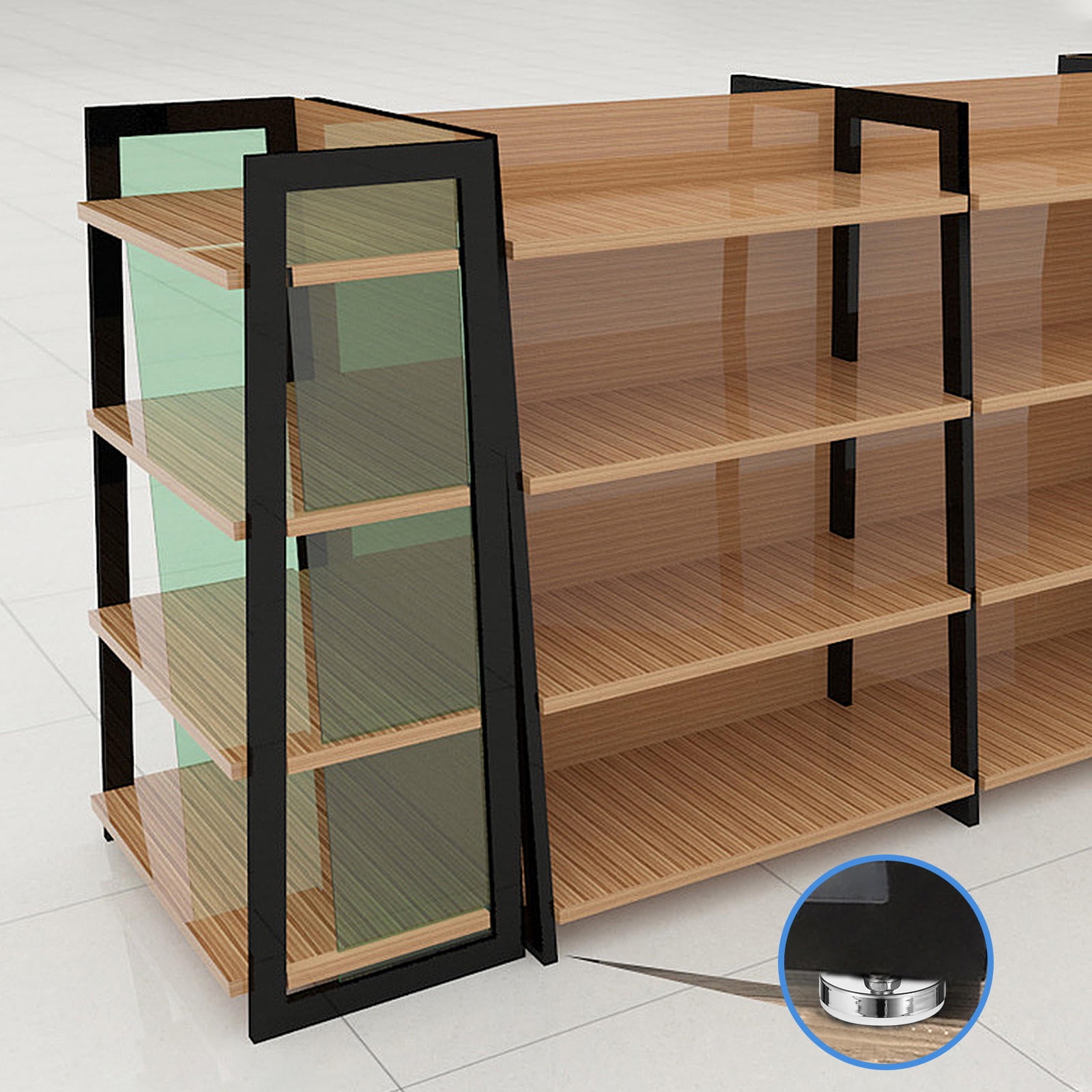 ORDDIART 8Sets Furniture Height Adjusters with Iron and Plastic for ...