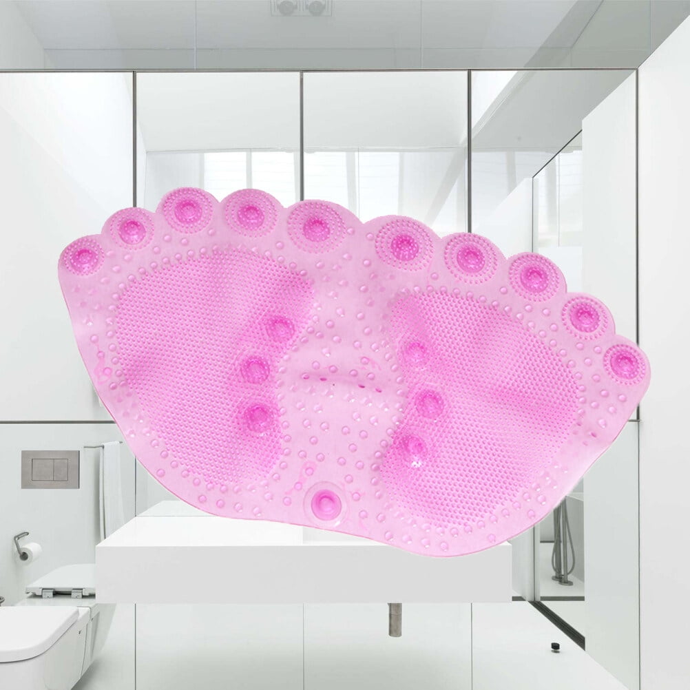 ORDDIART Bathroom Mat Pink with Suction Cup Design for Bath Mats for ...