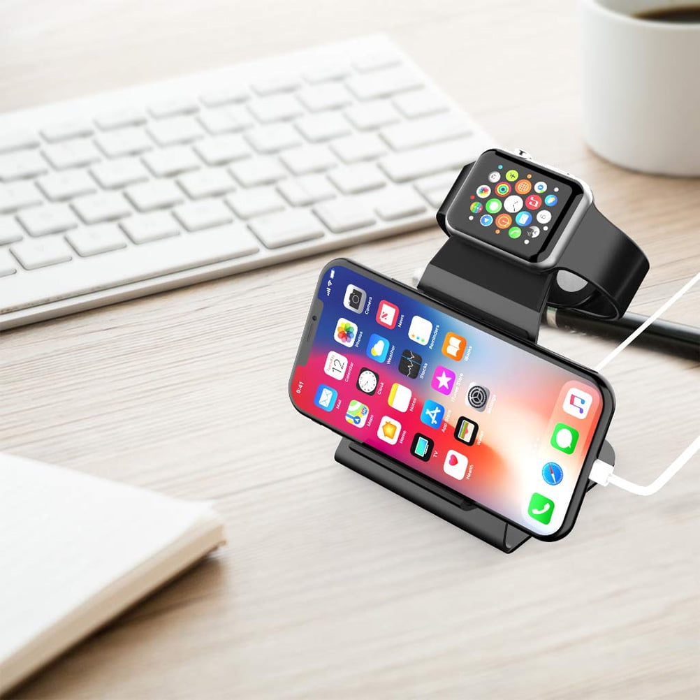 ORDDIART Black Metal Square Charging Bracket 1Pack for Series 4 Watch ...
