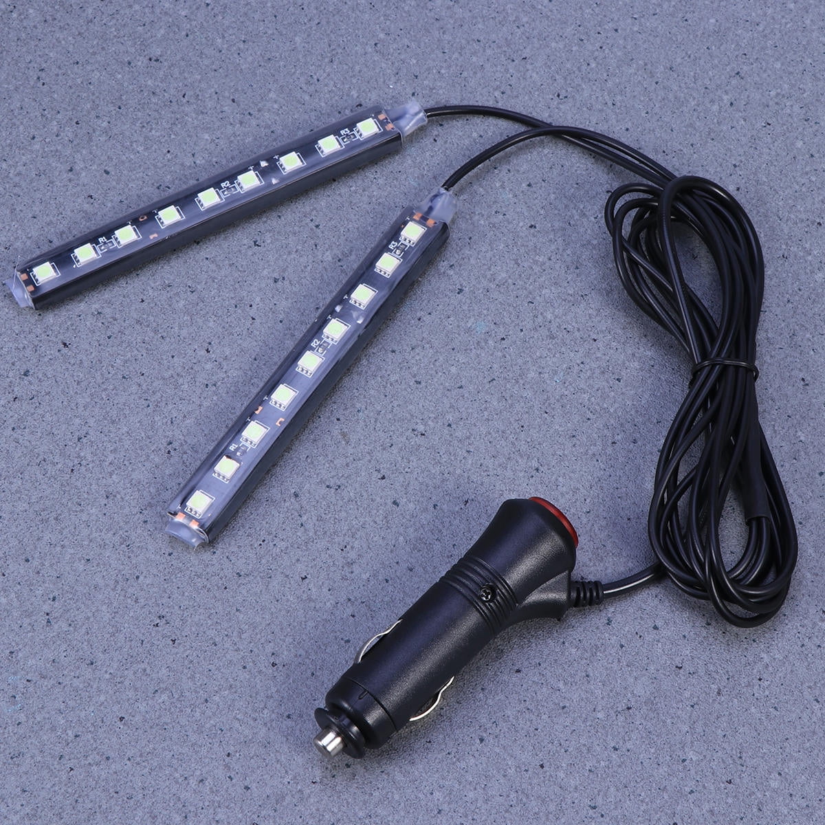 ORDDIART Blue Plastic Car Interior Decorative Light 1Pack Strip for ...