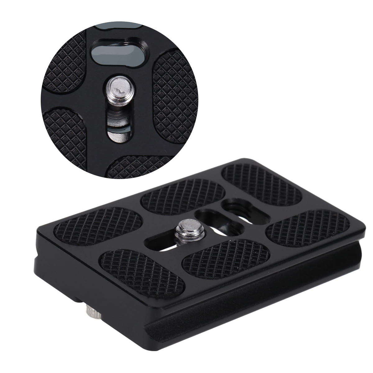 SOPOTUTU Camera Mount Plate Quick Release Plate Black Alloy 1Set ...