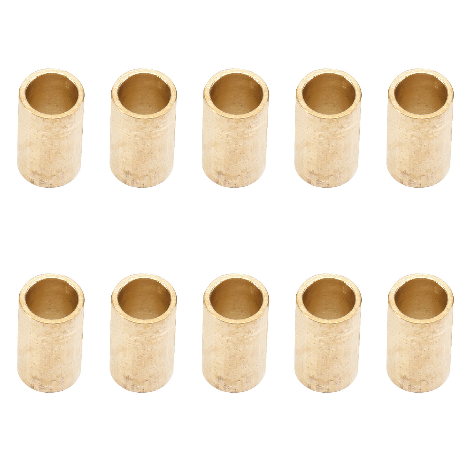 ORDDIART Copper Brass Bead Tube Ring 10Pcs For Diy Projects Art Craft ...