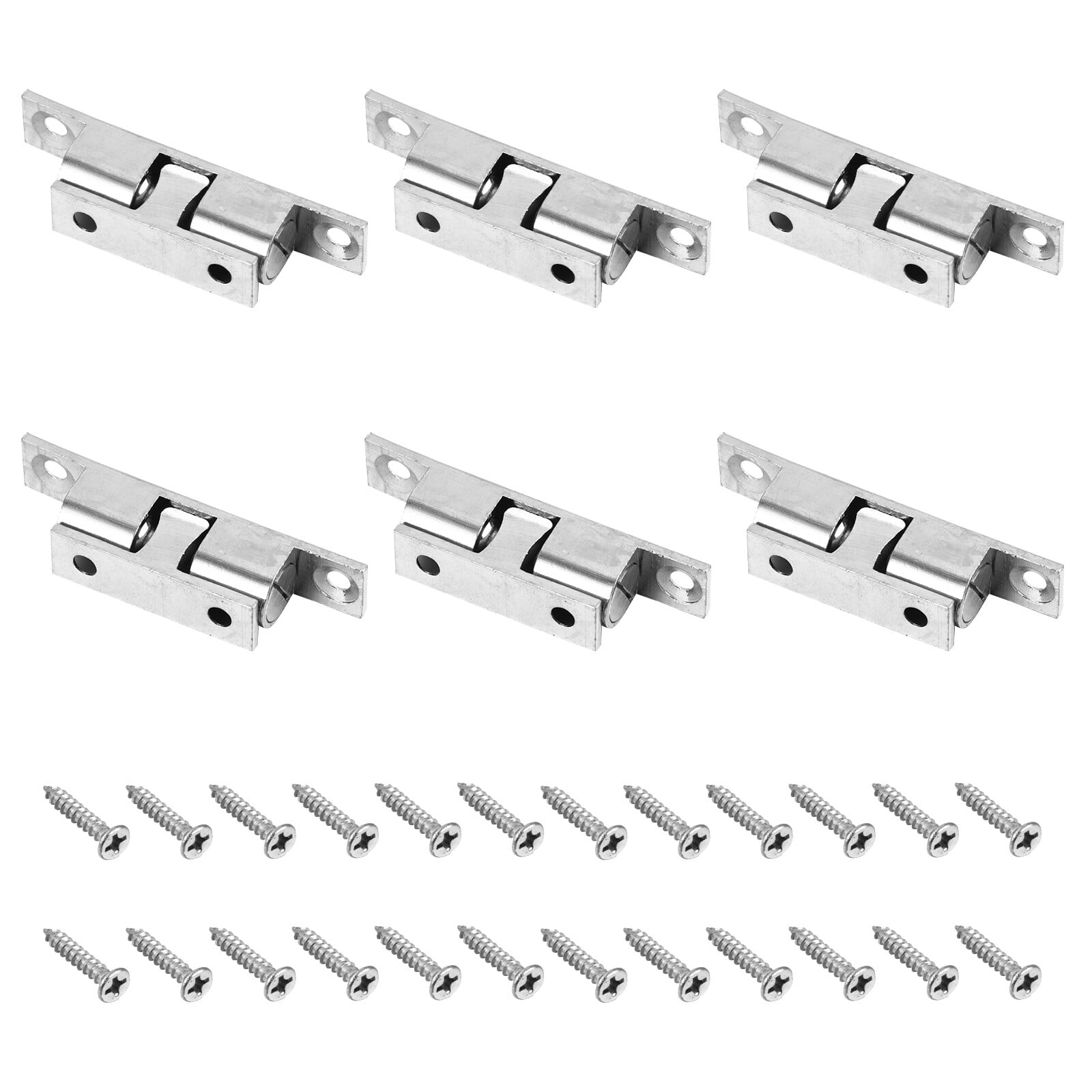 ORDDIART Copper Brass Roller Catch 6Pcs Simple Design Spring-Loaded ...