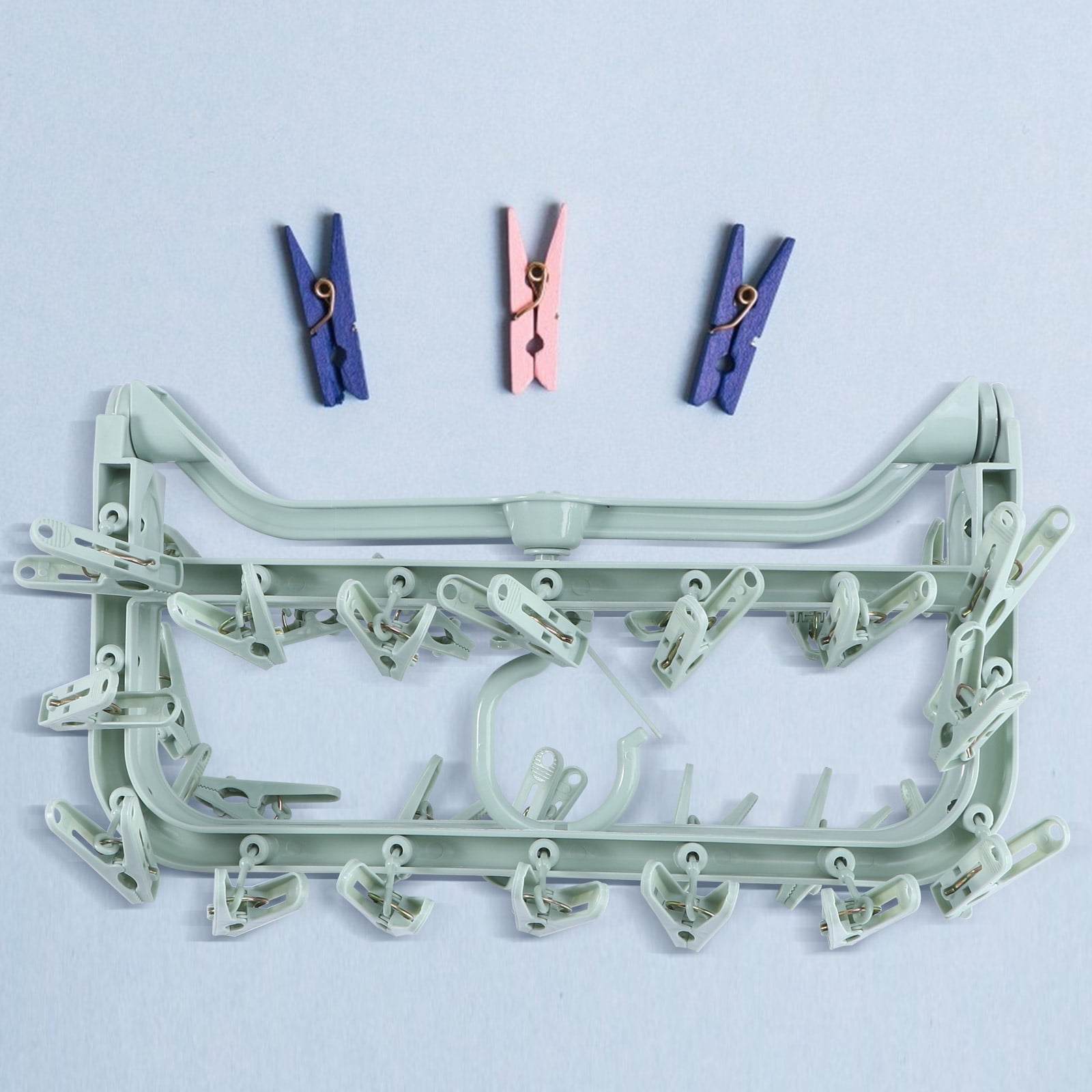 ORDDIART Drying Rack 32.5x33x17cm Portable Clamp-On Clothes Drying Rack ...