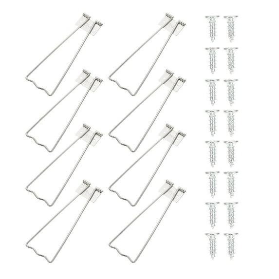ORDDIART Easel Back For Frame 1 Set Silver Iron Triangular Stability ...