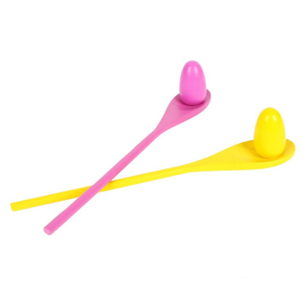 ORDDIART Egg and Spoon Race Game Kit 12Pcs for Kids Birthday Party ...