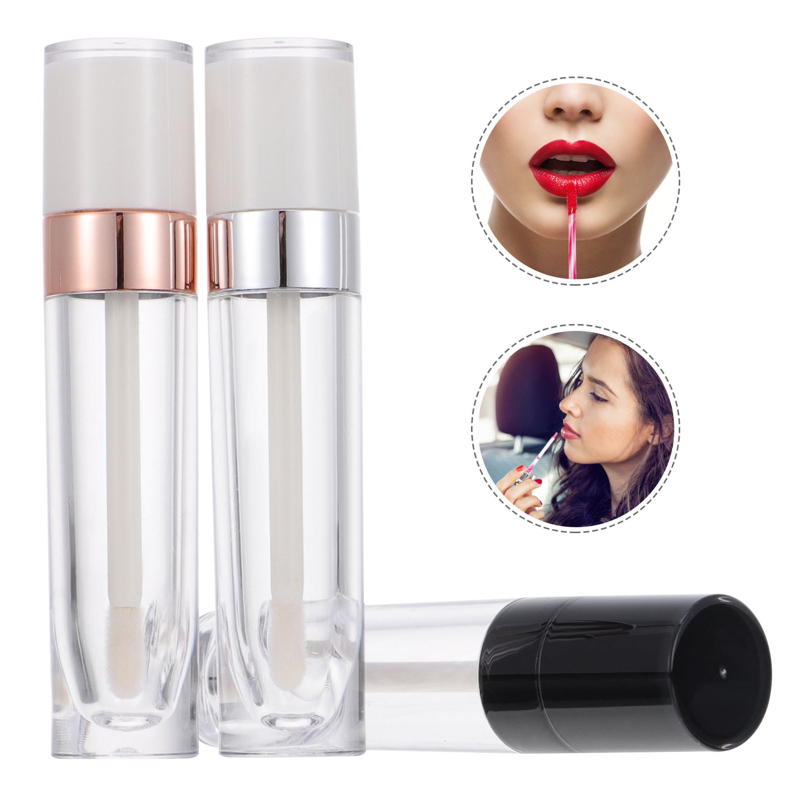 ORDDIART Empty Lip Gloss Tubes with Wands for DIY Projects and Cosmetic ...