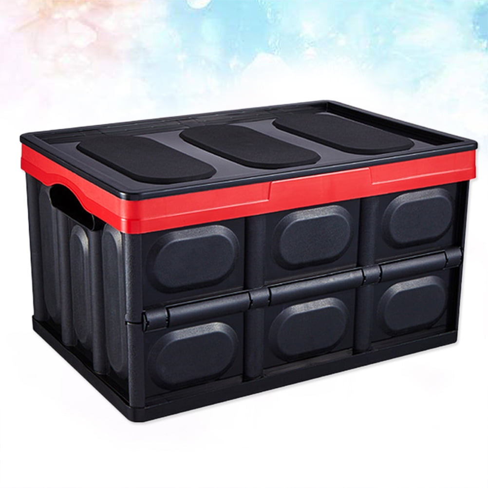 SOPOTUTU Foldable Car Trunk Organizer Storage Box Plastic Material ...