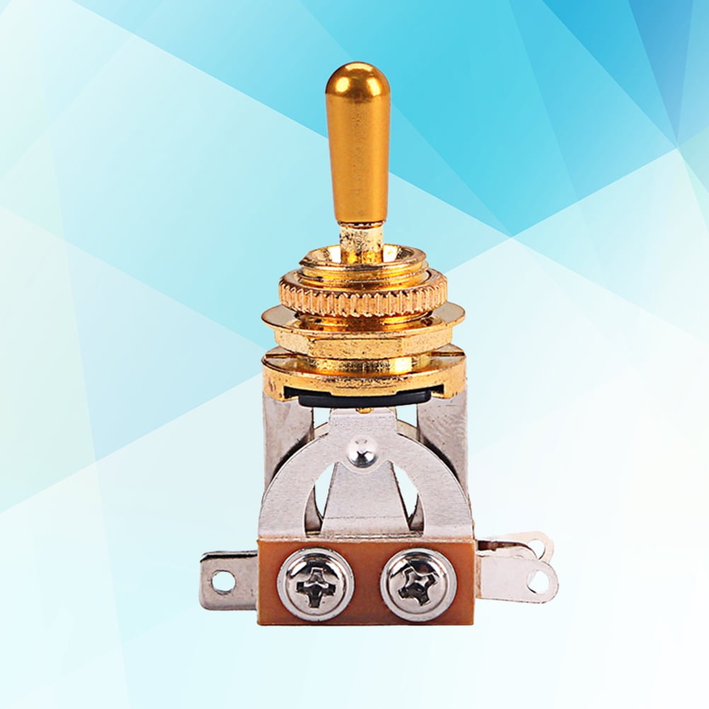 ORDDIART Guitarists 1Pack Golden Steel Toggle Switch for Electric ...