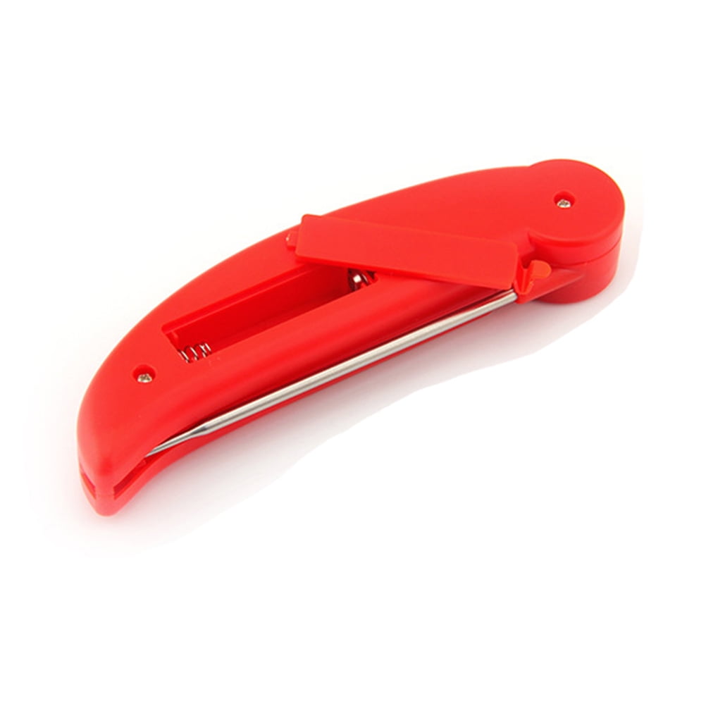 ORDDIART Instant Read Thermometer with Long Folding Probe for Kitchen Use ABS Plastic Stainless ...