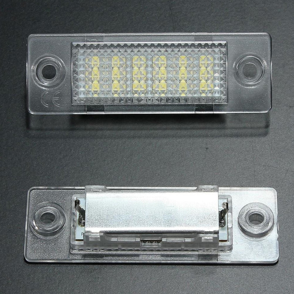 ORDDIART License Plate Lamp 2Set White for Car Front License Plates ...