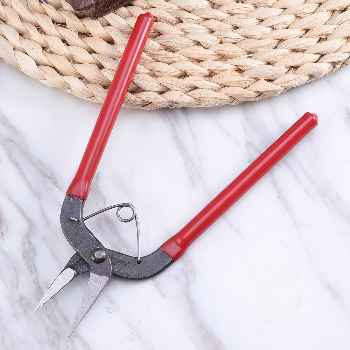 ORDDIART Multi-functional Flat Pliers for Jewelry Making 1Pcs Red 11.8 ...