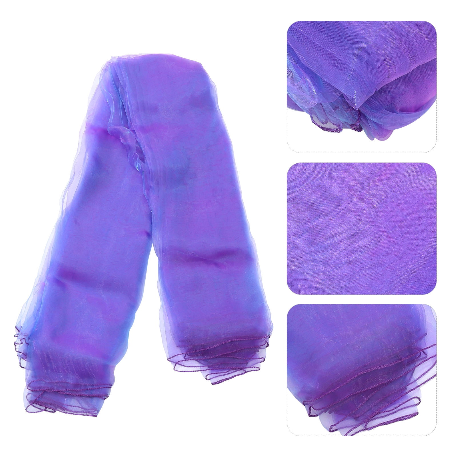 ORDDIART Purple Wedding Arch Drapery 1000X135Inch Chiffon Curtain ...