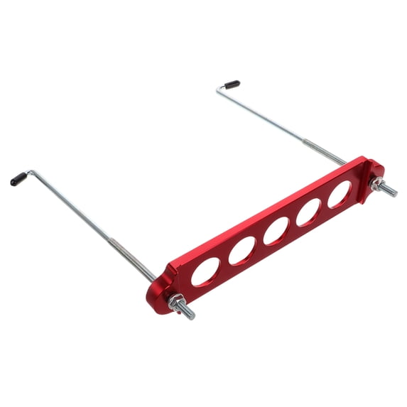 SOPOTUTU Aluminum Alloy Car Battery Bracket Red for Vehicle Stability ...