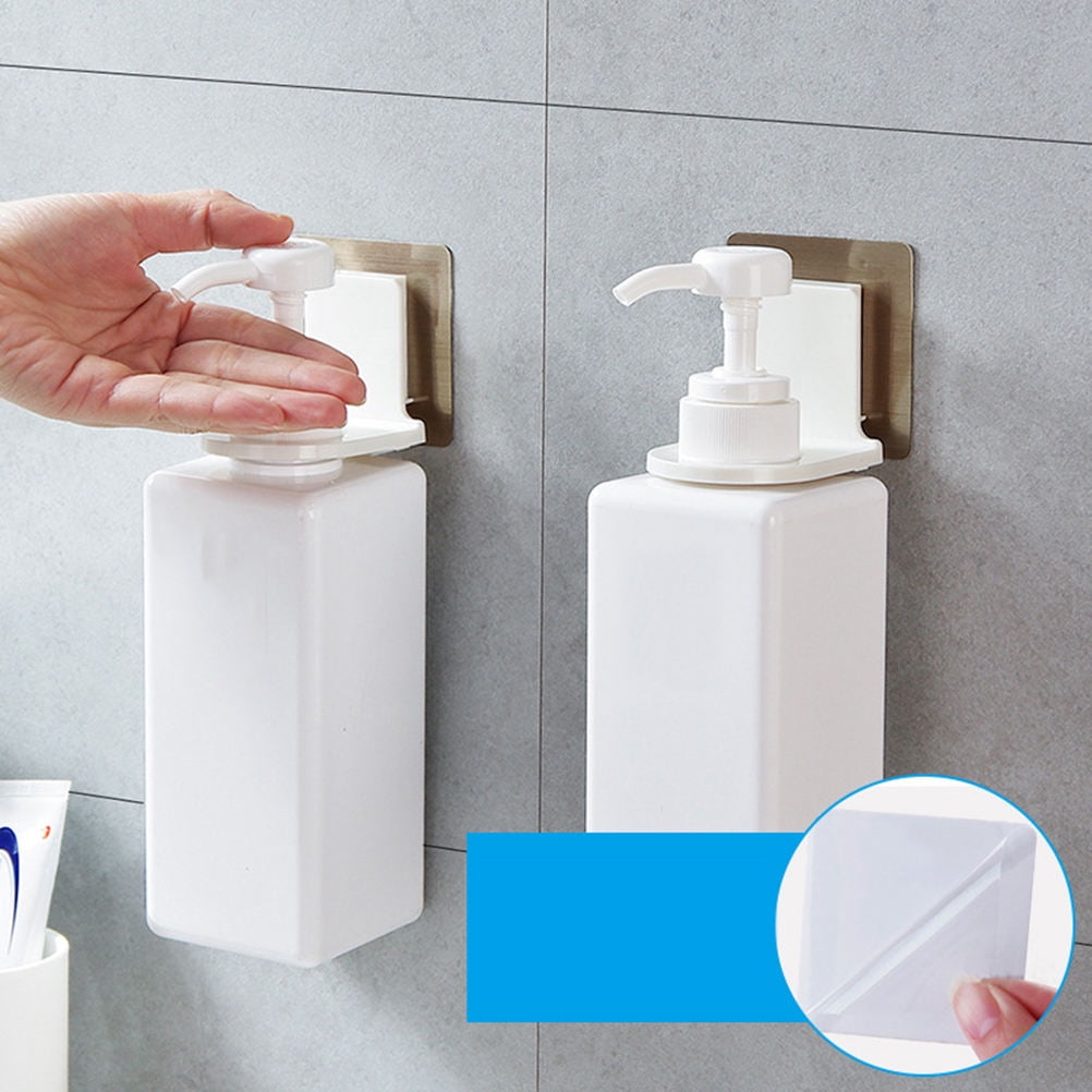 ORDDIART Self Adhesive Shower Gel Holder Square Plastic Storage Rack ...