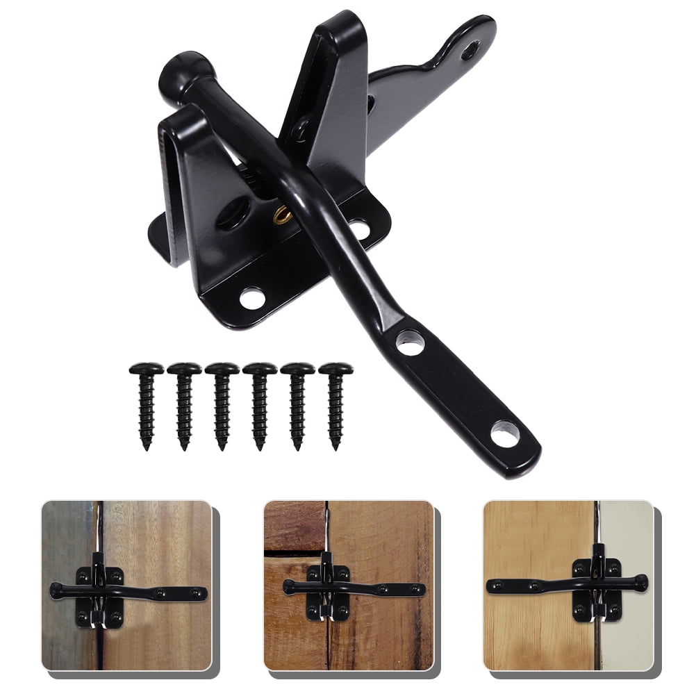 ORDDIART Sliding Bolt Latch Carbon Steel Black for Parents with Babies ...