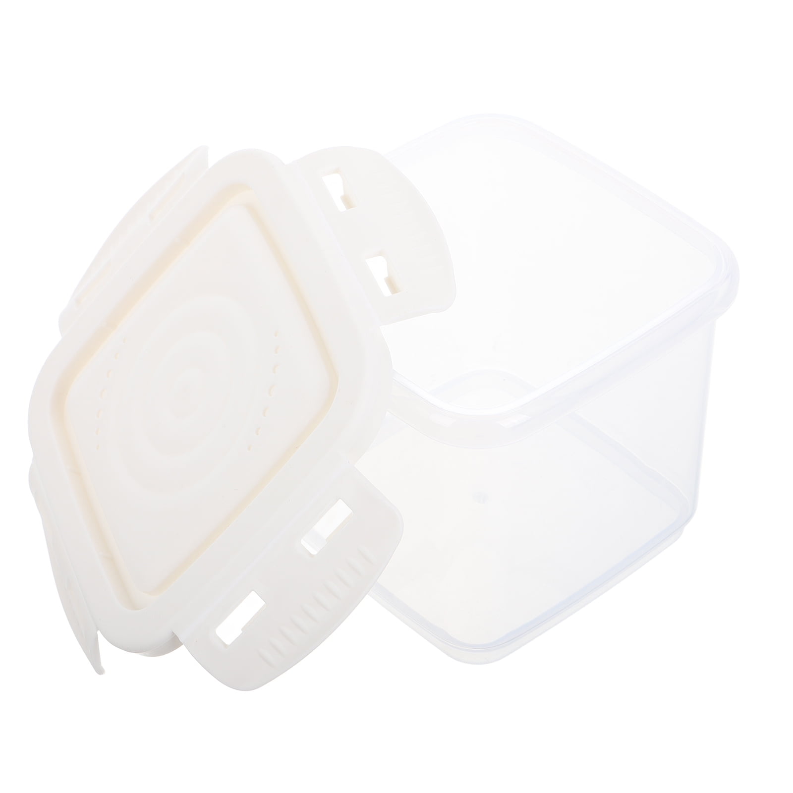 ORDDIART 1-Pack 600ml White Plastic Travel Soup Container, Leak-Proof ...