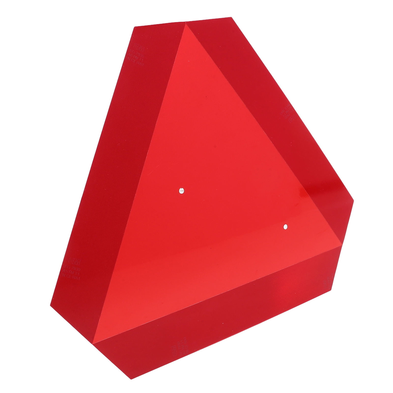 ORDDIART Triangle Reflective Sign 1Pcs Red PVC 3M Reflective Material ...