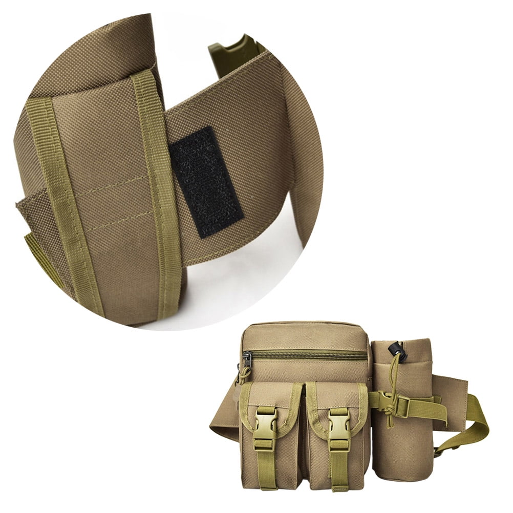 ORDDIART Waist Pack Bag 1Pack Khaki Rectangular for Multi-functional ...