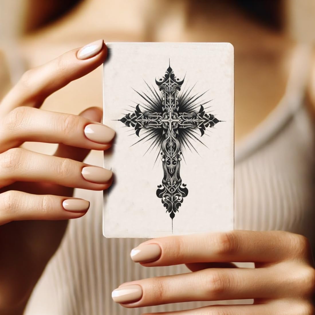 ORDERSHOCK Jesus Christ With Sun Rays Tattoo Sticker For Male And ...