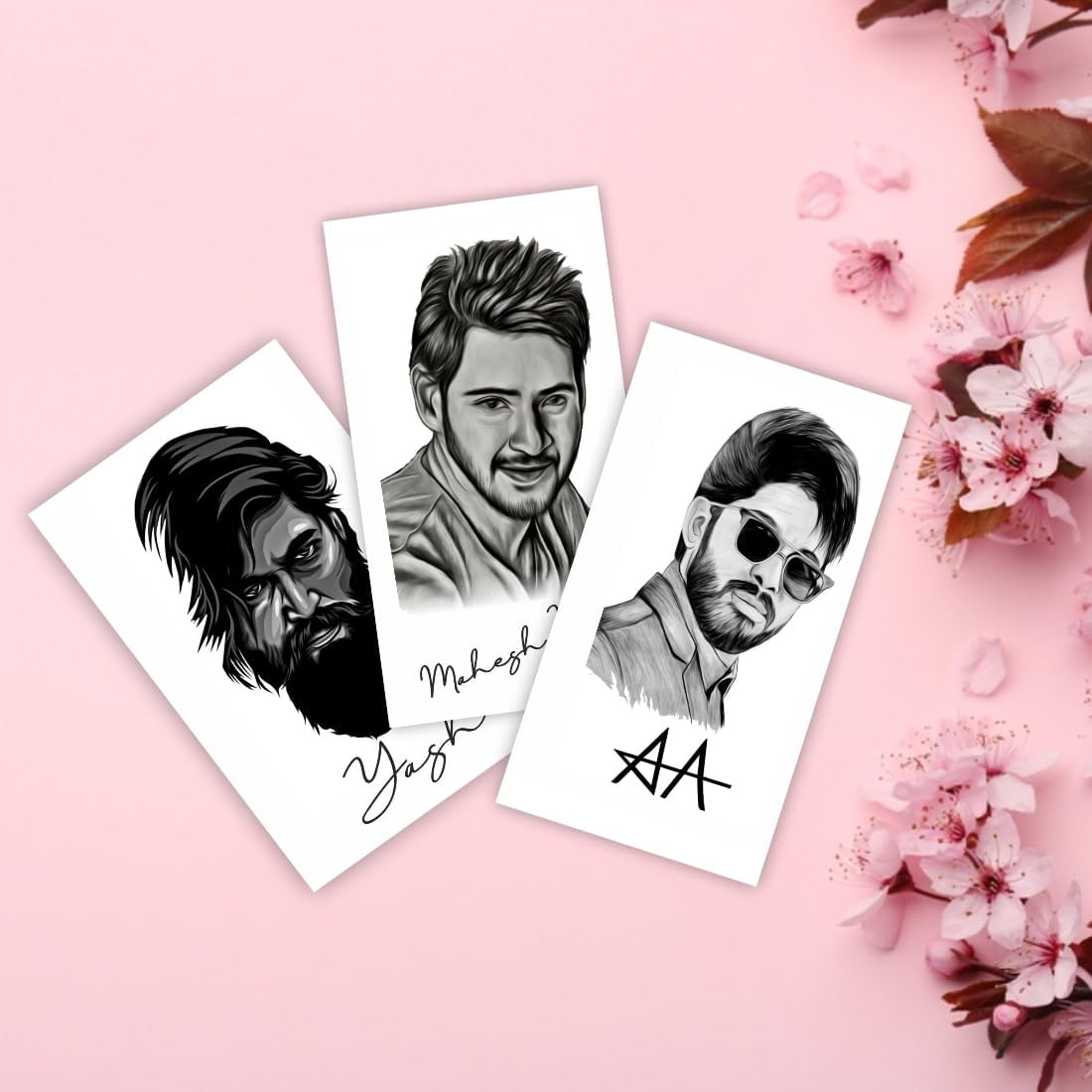 ORDERSHOCK South Actor Yash Mahesh Allu Arjun Design Waterproof ...