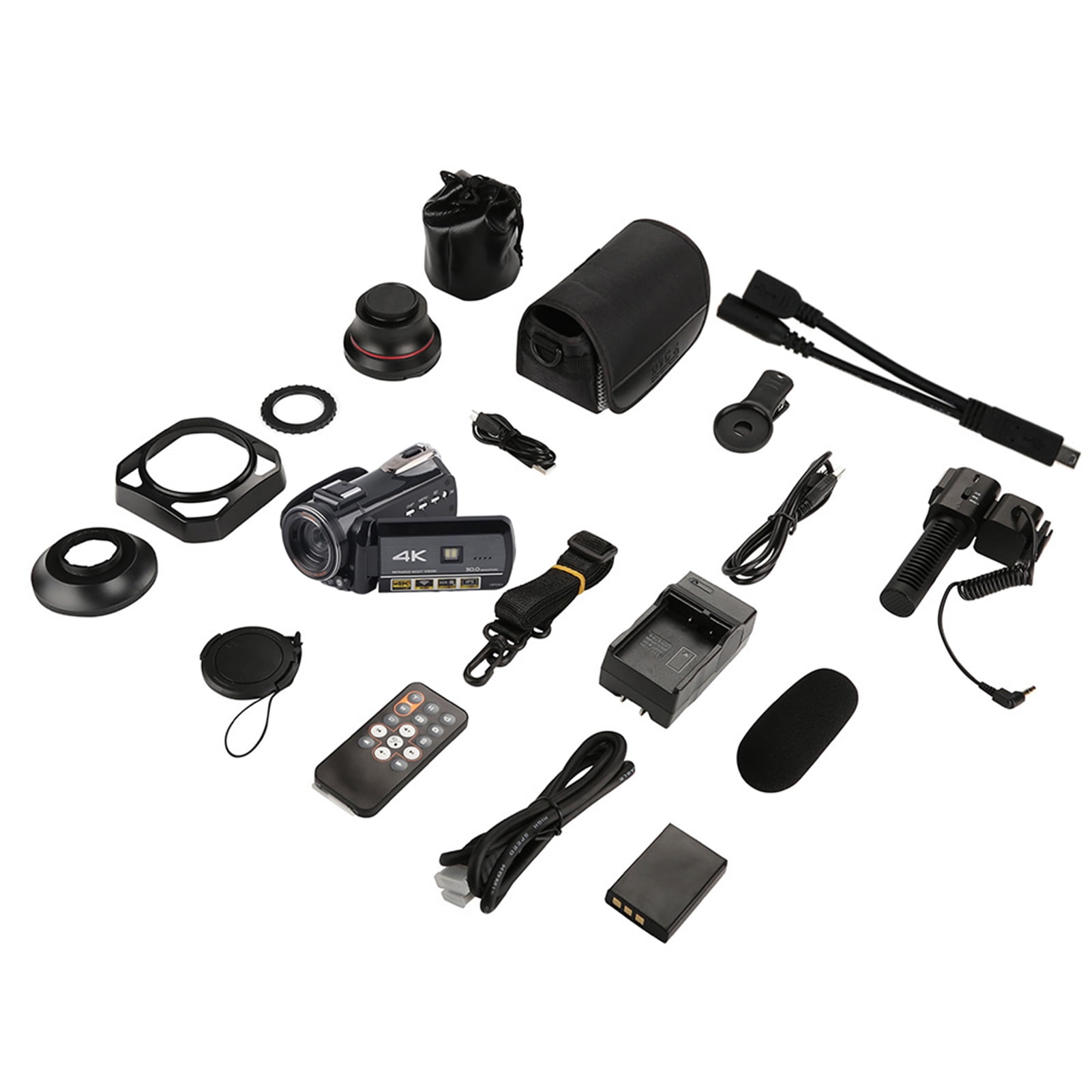 ORDRO AC3-IPS 4K Wifi Full HD Night Vision Digital Camcorder Video DV Camera US 100-240V ...