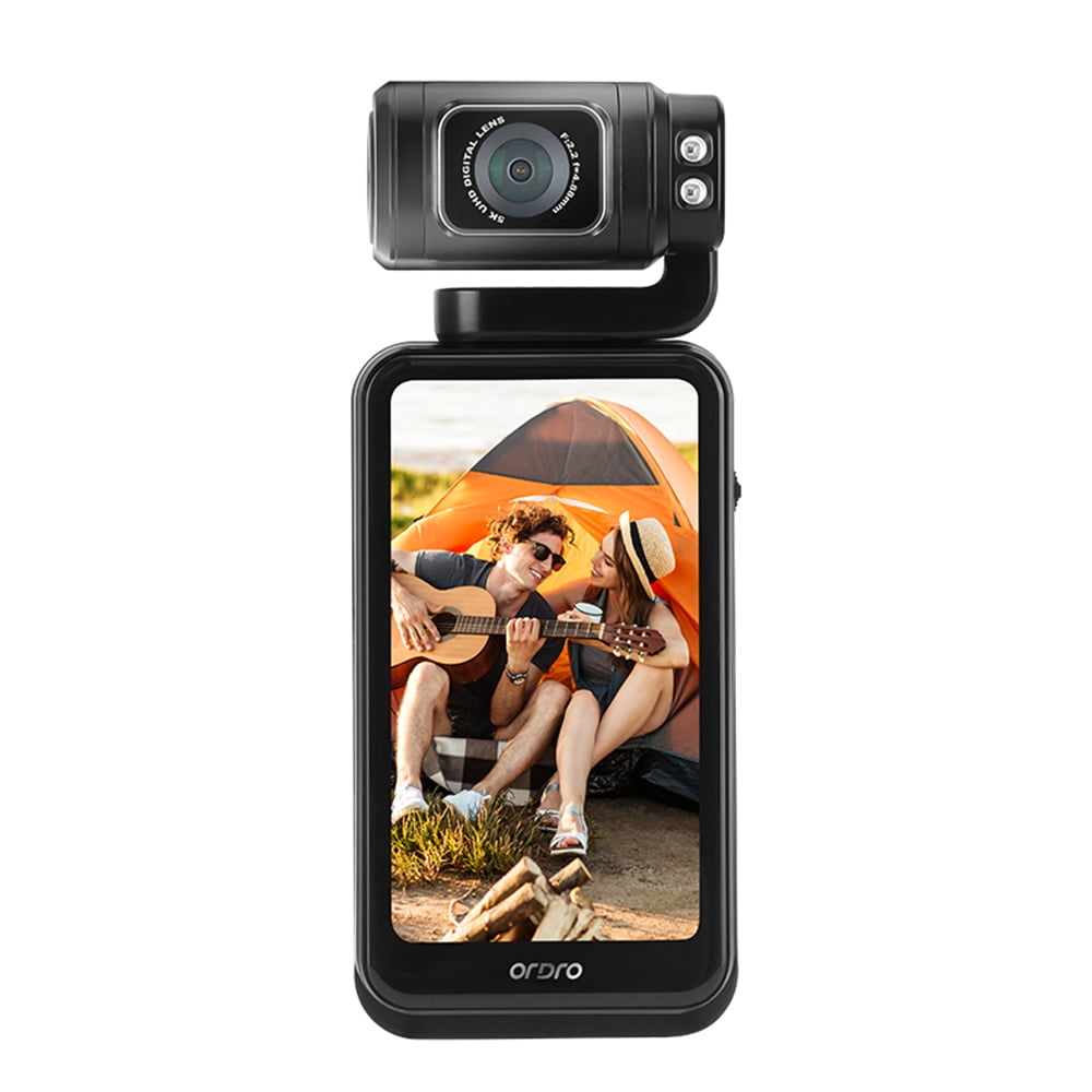 ORDRO Camcorder,3.5in LCD Screen 3.5in Support WiFi LCD Screen 120°Wide ...
