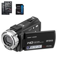 Abusyy HD 1080P 16M 16X Digital Zoom Video Camera & Recorder DV Red ...
