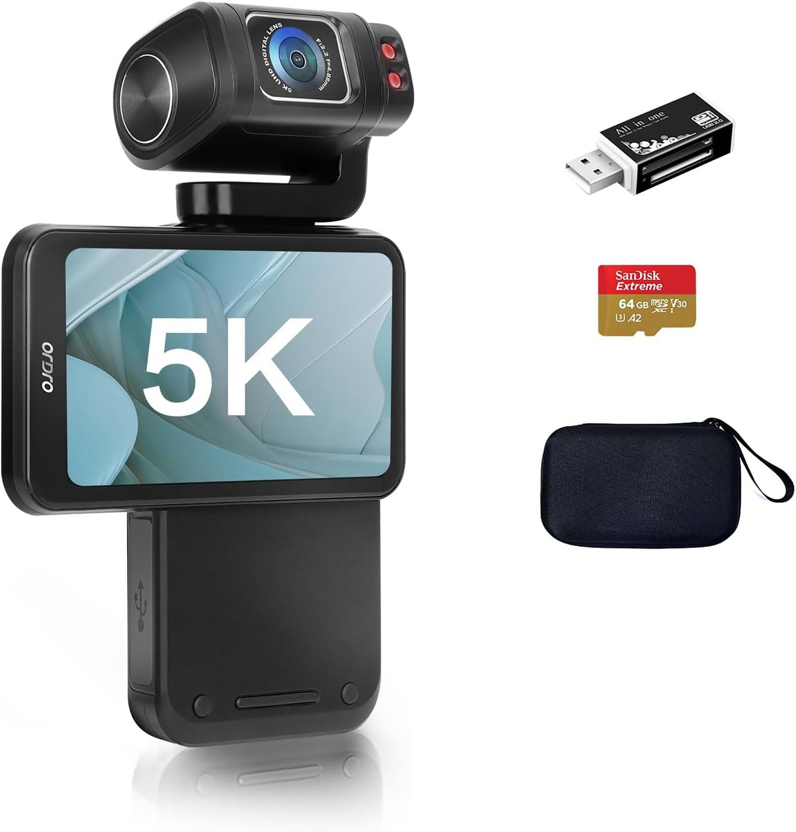 ORDRO M3 5K Camcorder 4K/60fps Handheld Video Camera 3-Axis ...