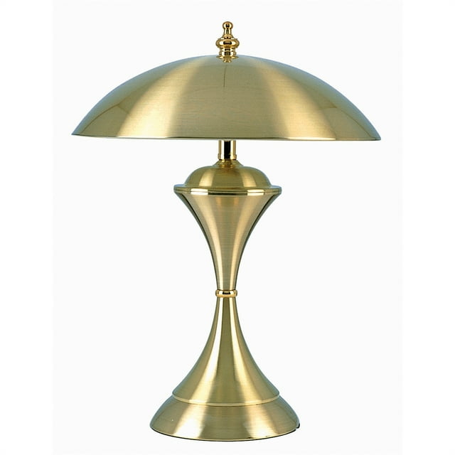 ORE International 15" Touch Lamp, Brushed Gold - Walmart.com