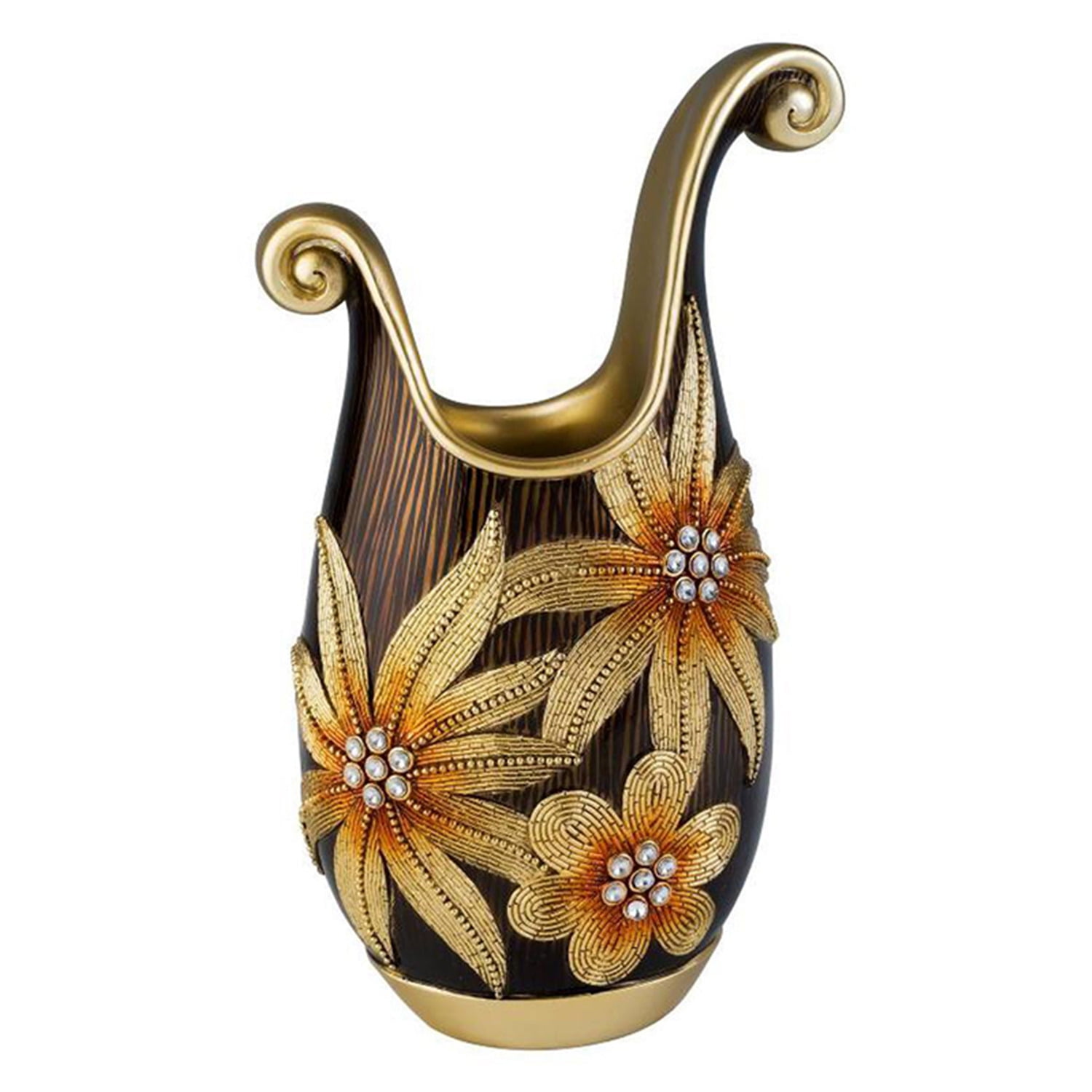 ORE International 18''H Golden Demeter Decorative Vase - Walmart.com