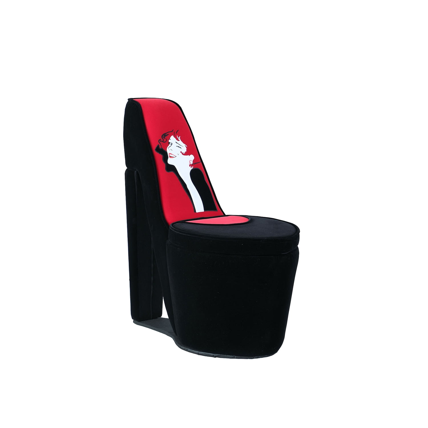 ORE International 32.86-inch Glamour Girl Modern Living Room High Heel ...