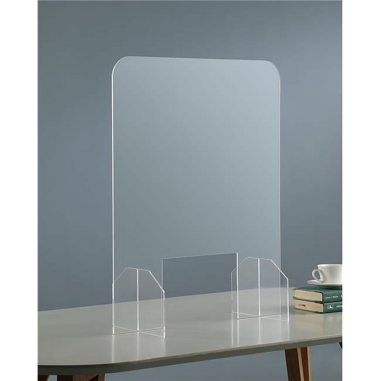 ORE International AC521 29.5 in. Desktop Rectangular Protective Shield ...