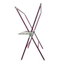 Zimtown Steel Laundry Stand, Double Rolling Rail Adjustable Portable ...