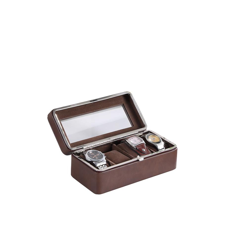 ORE international, Inc. 3.5" In Brown Leather Brown Lining Tempered ...