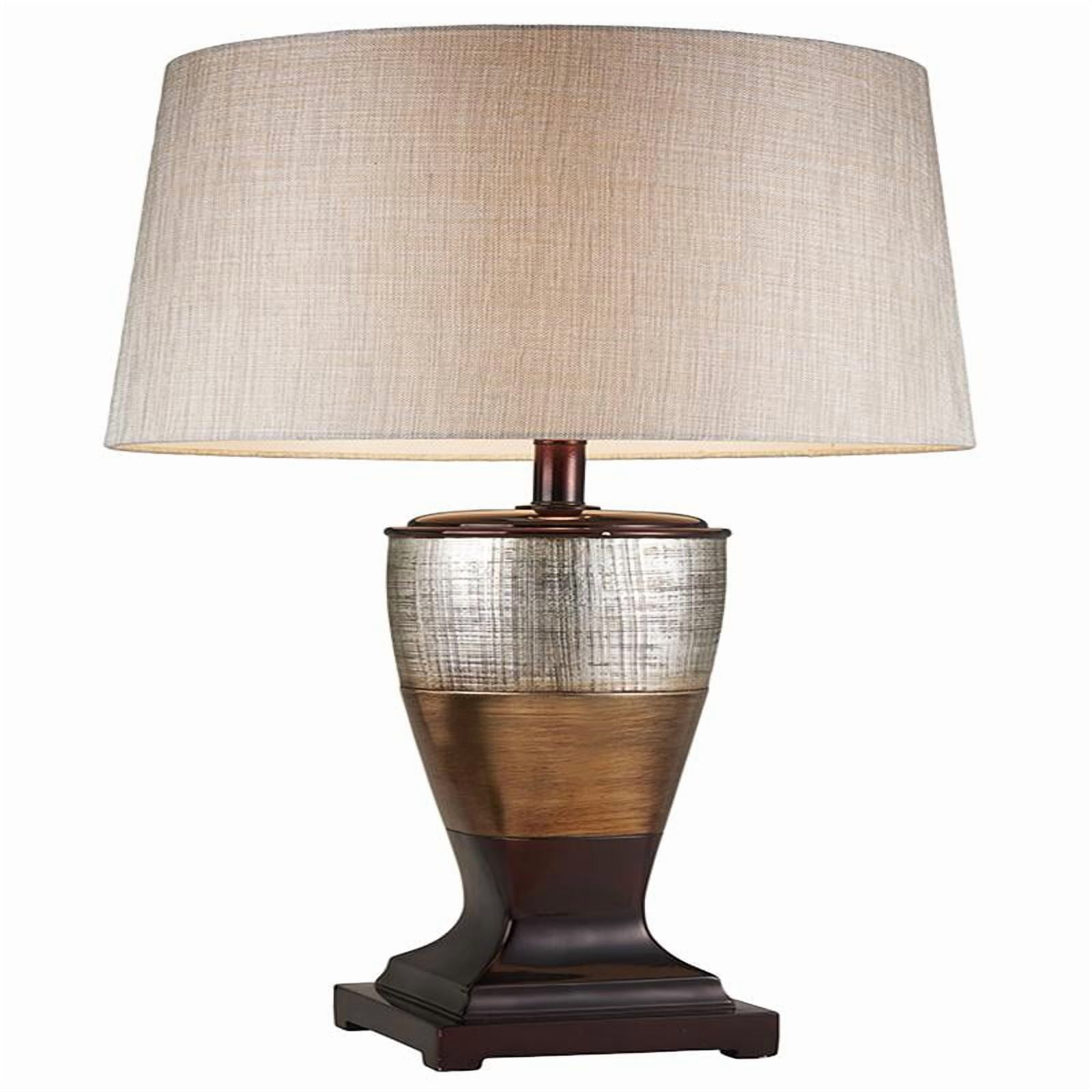 30" Tall Polyresin Table Lamp "Naomi" with Egyptian Design, Silvery ...