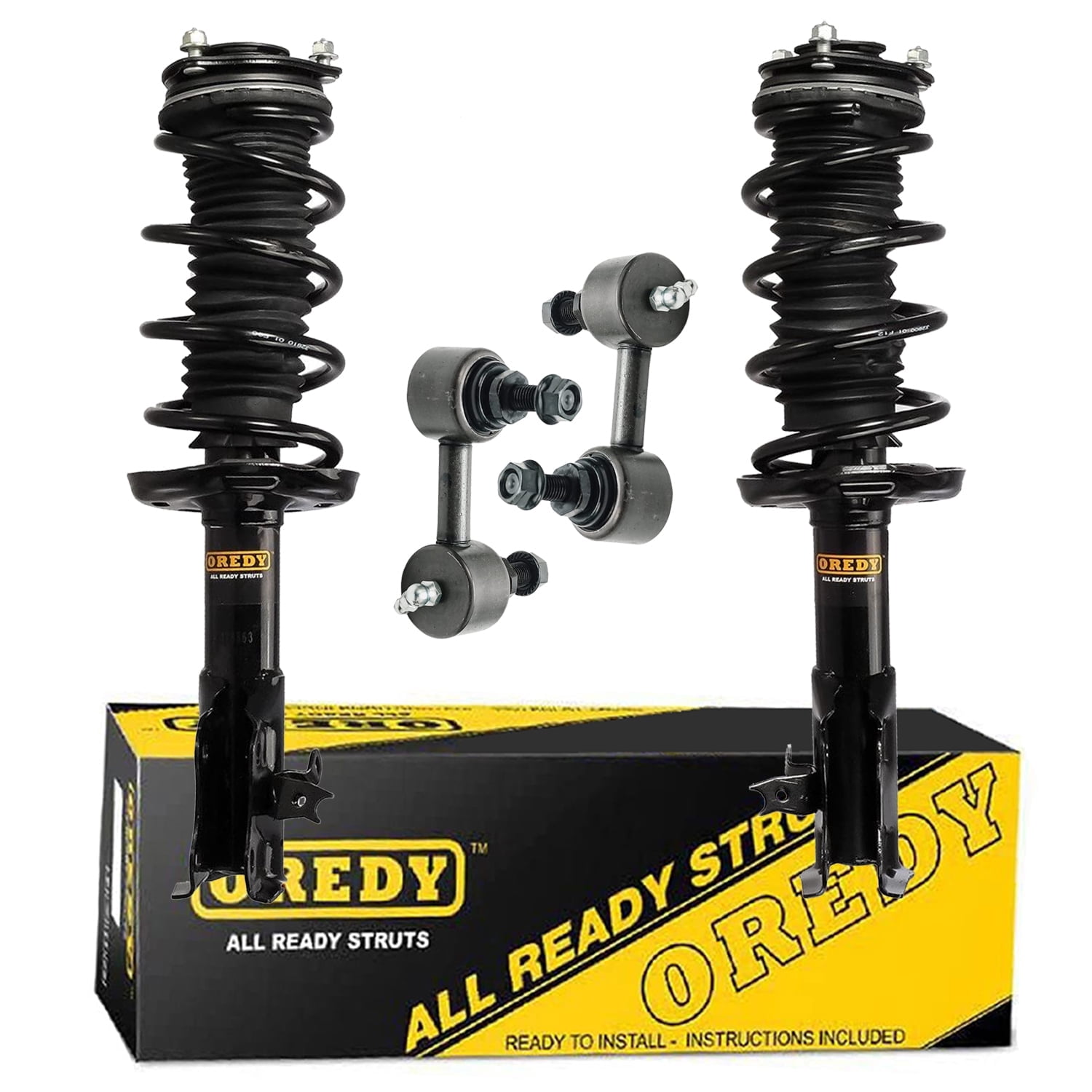 OREDY 4PC Front Struts & Sway Bar Links Kit for 2006 2007 2008 2009 ...