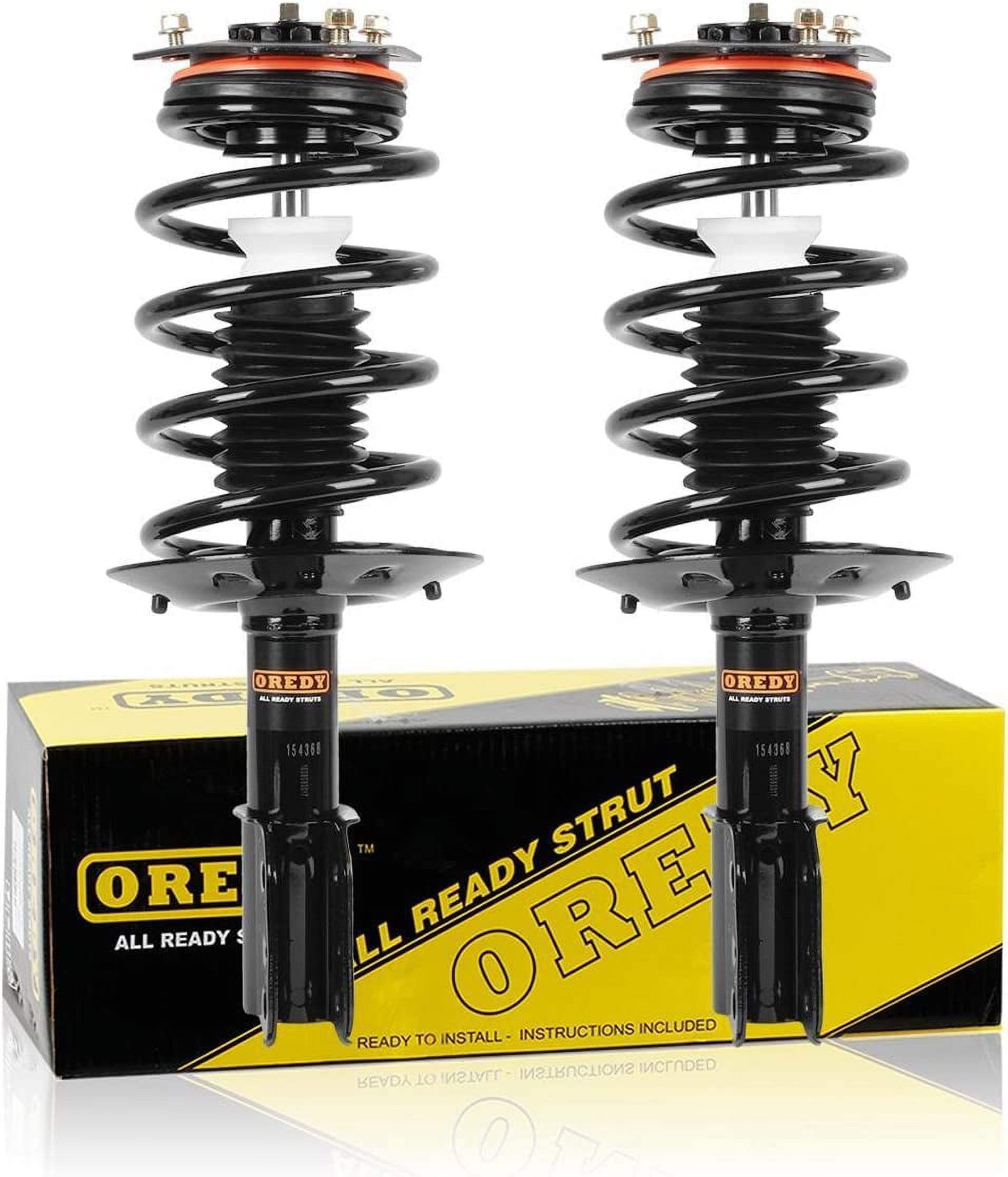 Oredy Front Pair Complete Shocks Struts Coil Spring Assembly Kit